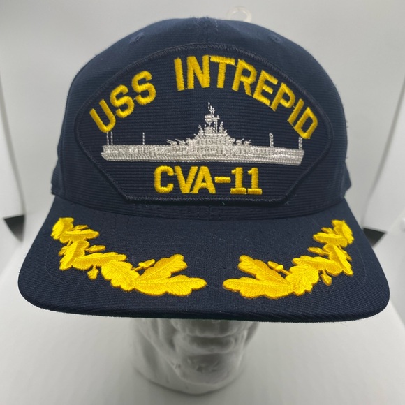 Eagle Crest | Accessories | Vintage Uss Intrepid Cva1 Snapback Hat Form ...